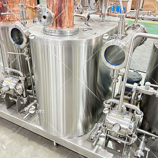 DYE 100L Double Pot Still Whisky Copper Distillation Equipment ...